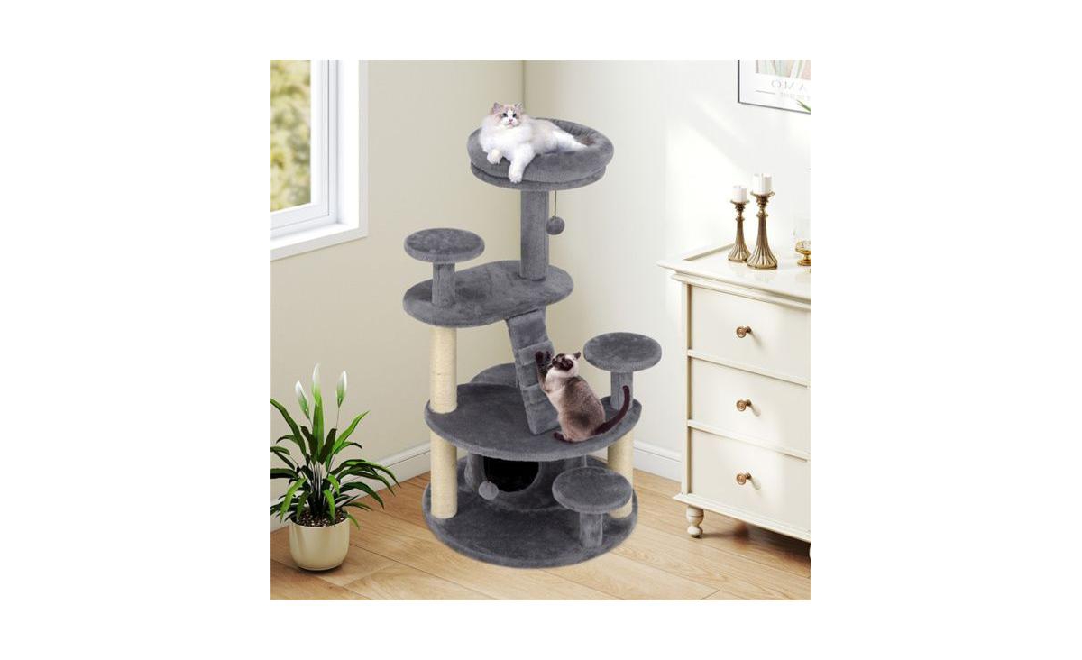 Click here for Aostirmotor Cat Tree for Munchkin & Senior Cats  4... prices