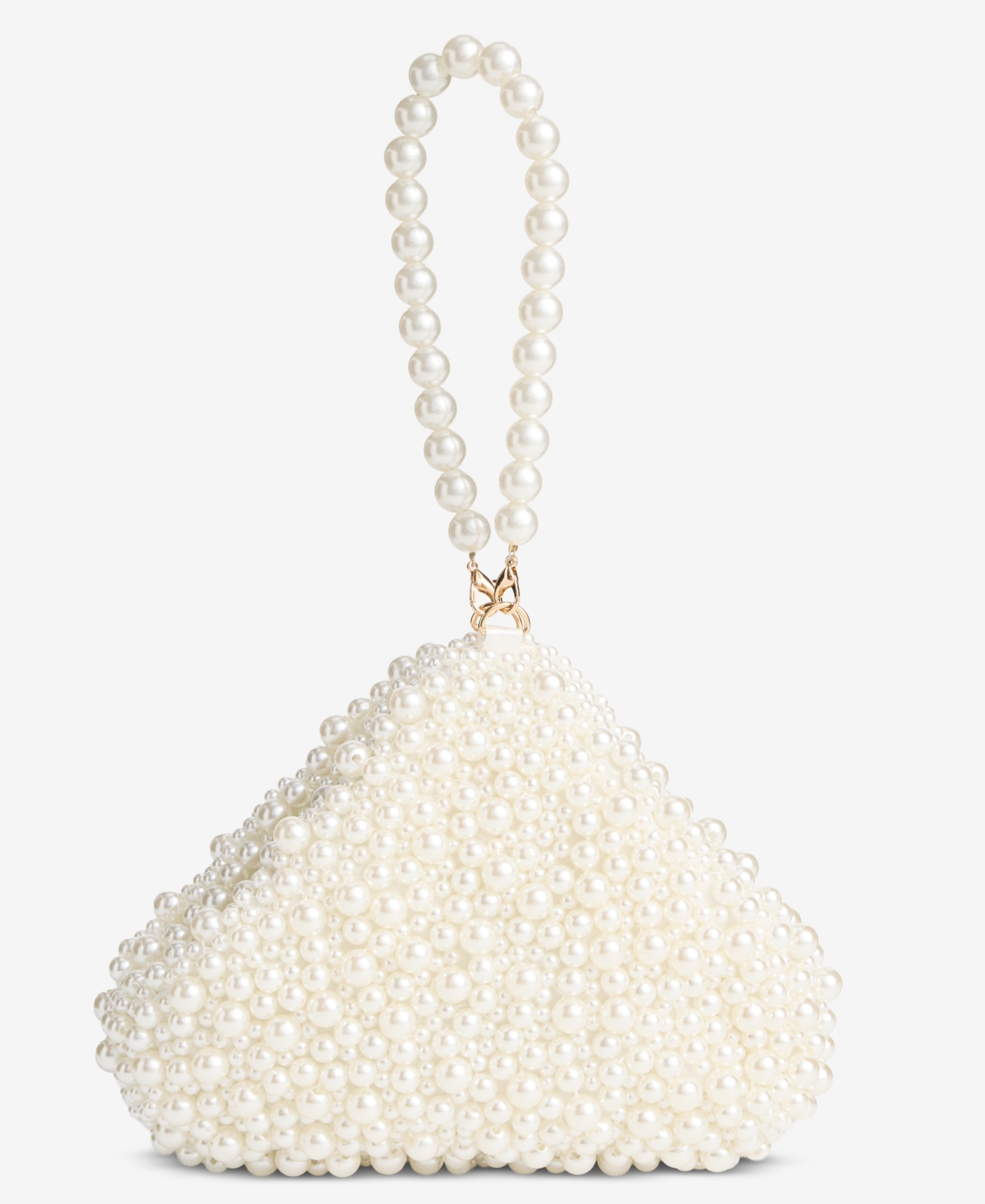 Click here for Doris Pearl Medium Clutch Handbag - Pearl prices