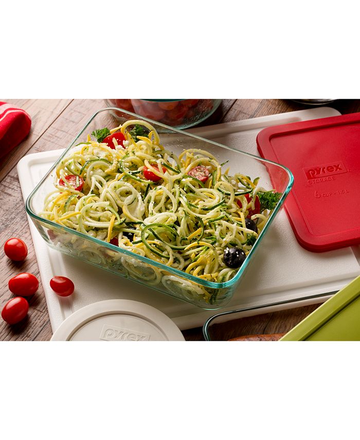 Pyrex 10-Piece Simply Store Set with Colored Lids, Created for Macy's ...
