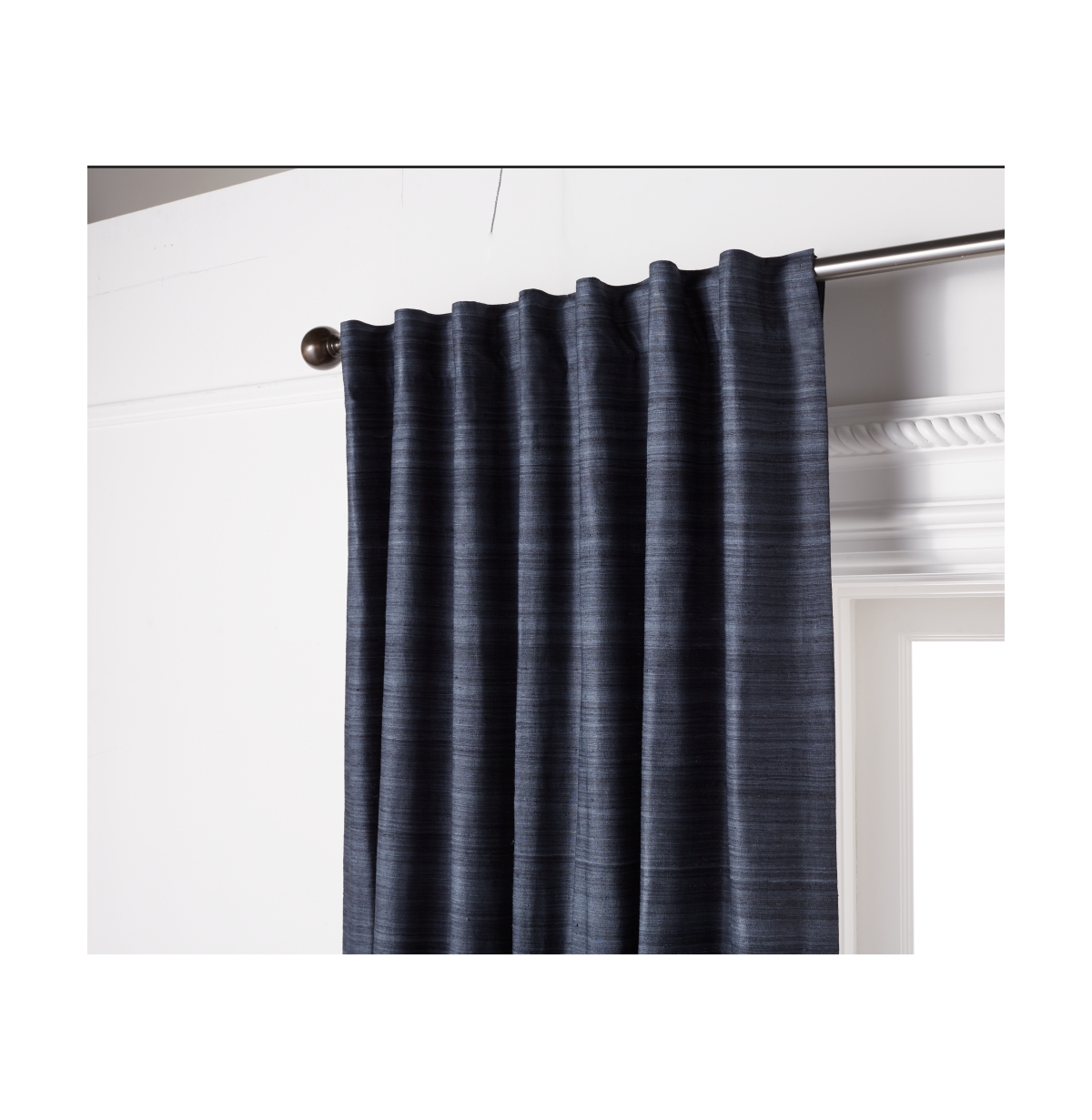 Click here for Z Gallerie Aiya Silk Midnight Curtains - Indigo prices