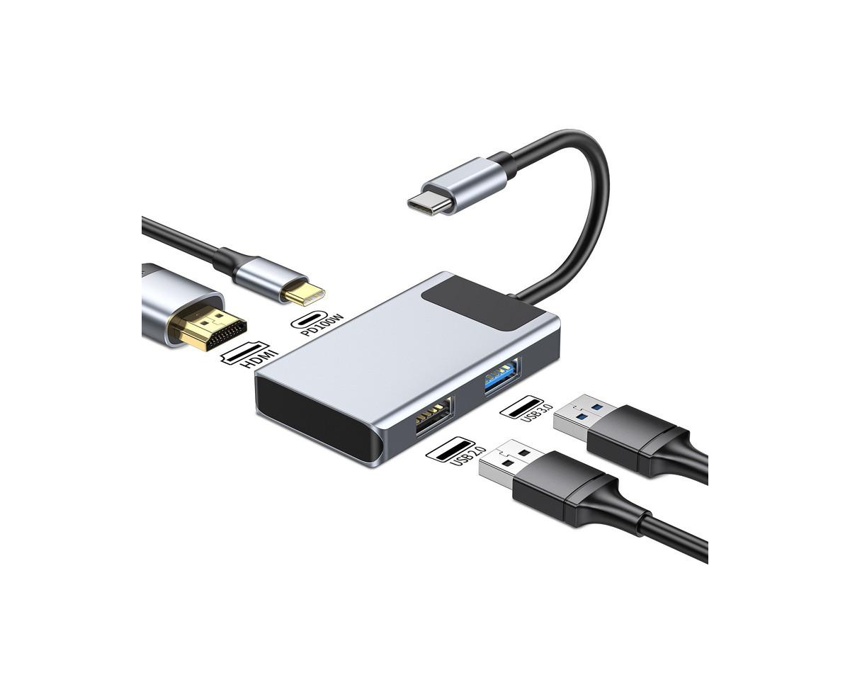 Click here for Risokeys 4-in-1 Usb-c Hub with 100W Pd Charging &... prices