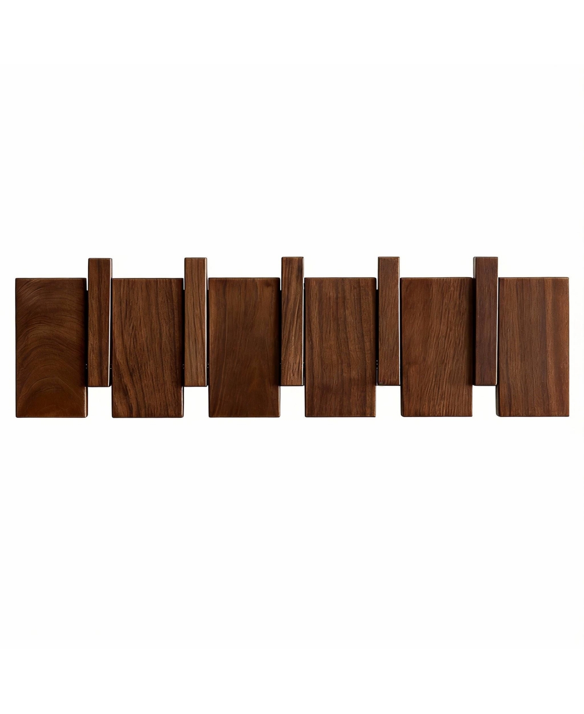 Click here for Yigii Natural Wood Coat Rack with Piano Keys Desig... prices