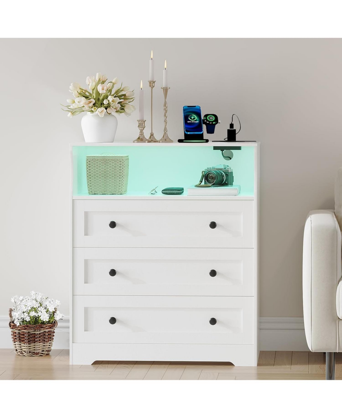 Click here for gaomon Small Dresser for Bedroom Closet Bedside wi... prices