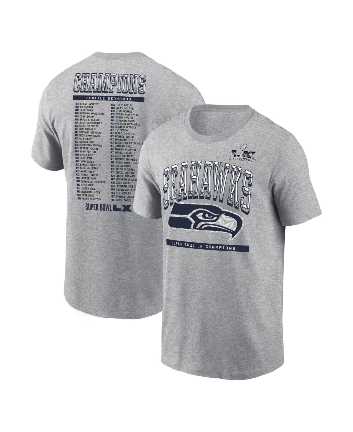Click here for Nike Mens Heather Gray Seattle Seahawks Super Bowl... prices