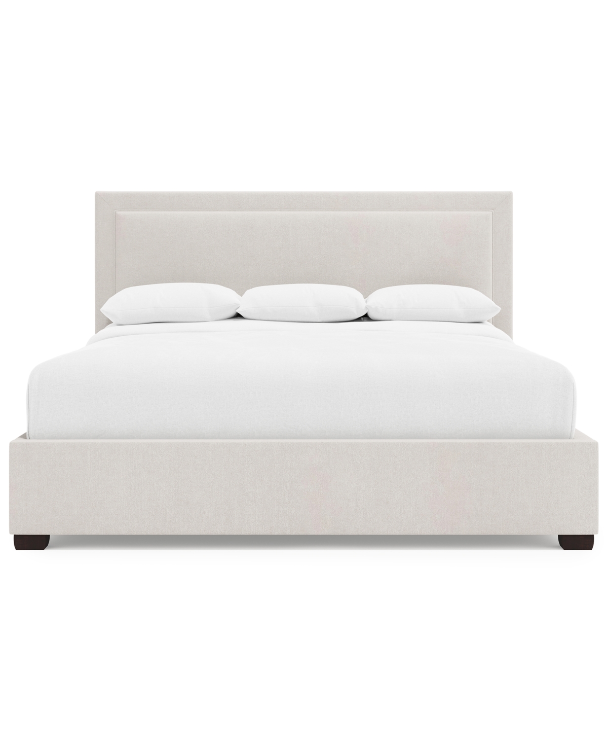 Click here for Morgan Full Upholstered Panel Bed - Ivory prices