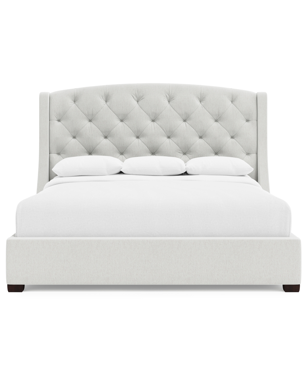 Click here for Jordan King Storage Upholstered Bed - Light Gray prices