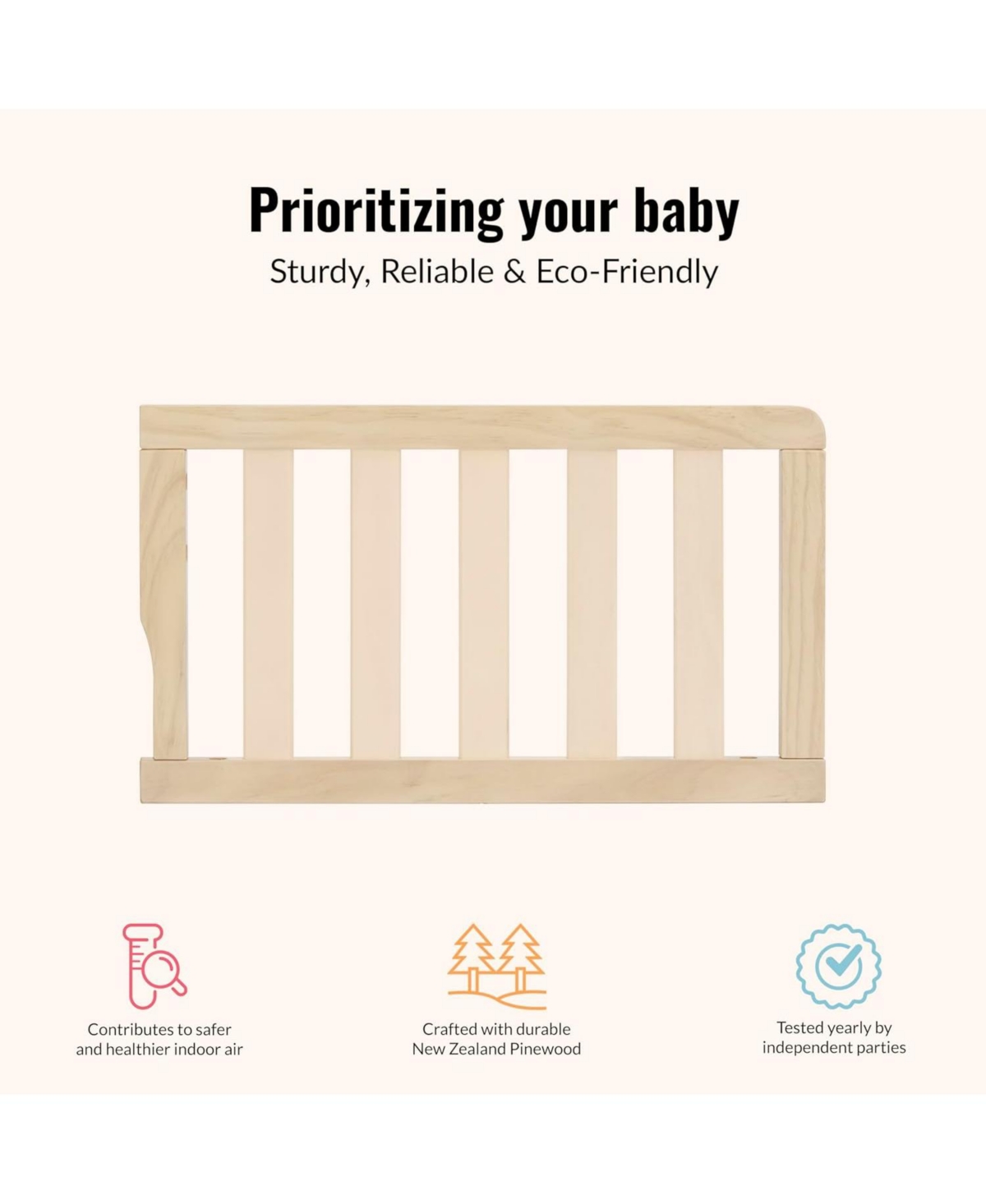 Click here for Dream On Me Convertible Crib Toddler Guard Rail in... prices