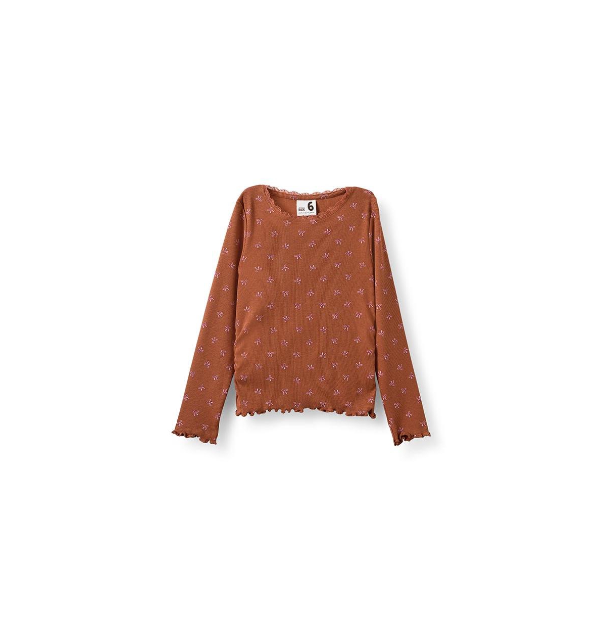 Click here for Cotton On Little Girls Nadia Long Sleeve Top - Che... prices