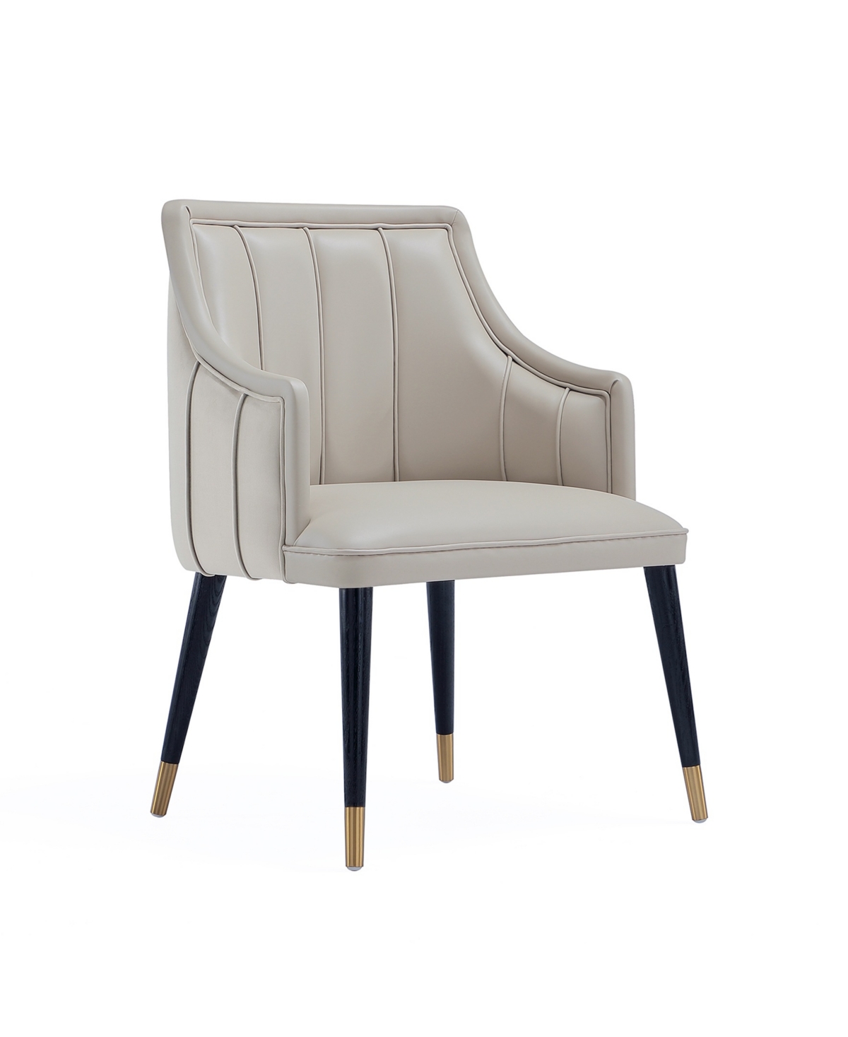 Click here for Eda 37.4 Wood Upholstered Dining Armchair - Light... prices