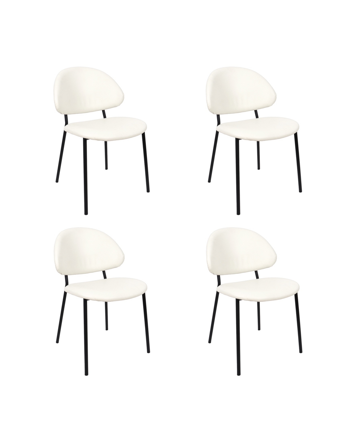 Click here for Haven Faux Leather Upholstered Dining Side Chairs... prices