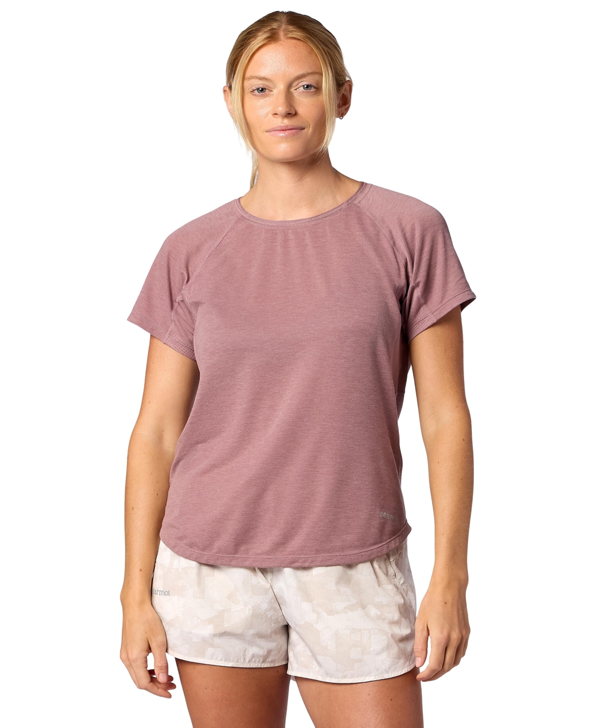 Click here for Marmot Womens Uptrail Short-Sleeve Top - Light Mau... prices