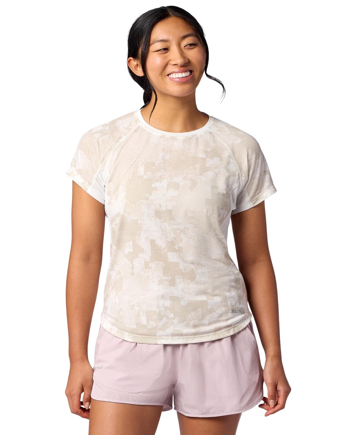 Click here for Marmot Womens Uptrail Short-Sleeve Top - Birch Bar... prices