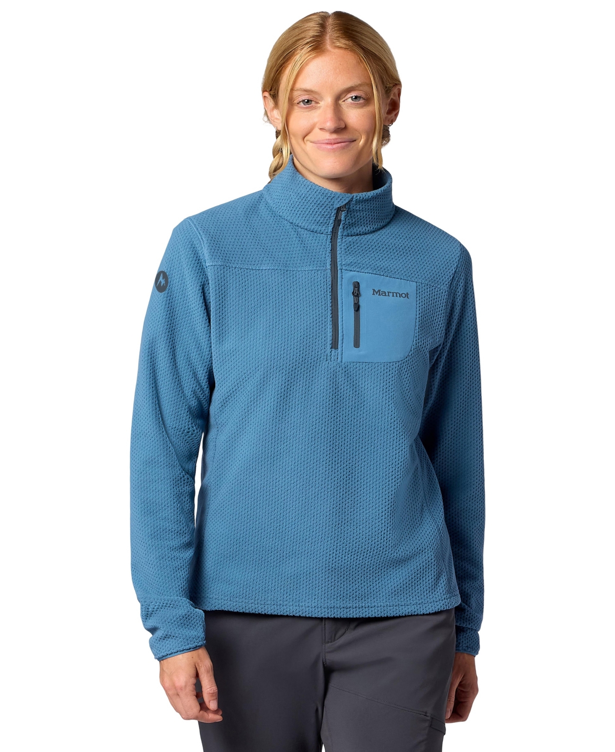 Click here for Marmot Womens AirFleece Zippered Sweatshirt - Summ... prices