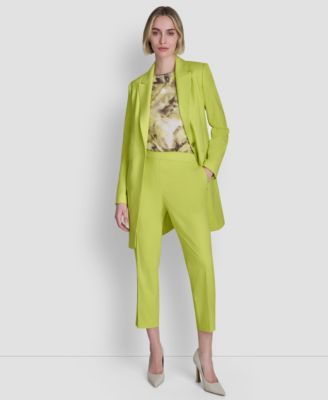 Click here for Dkny Womens Topper Jacket Pull On Ankle Pant prices