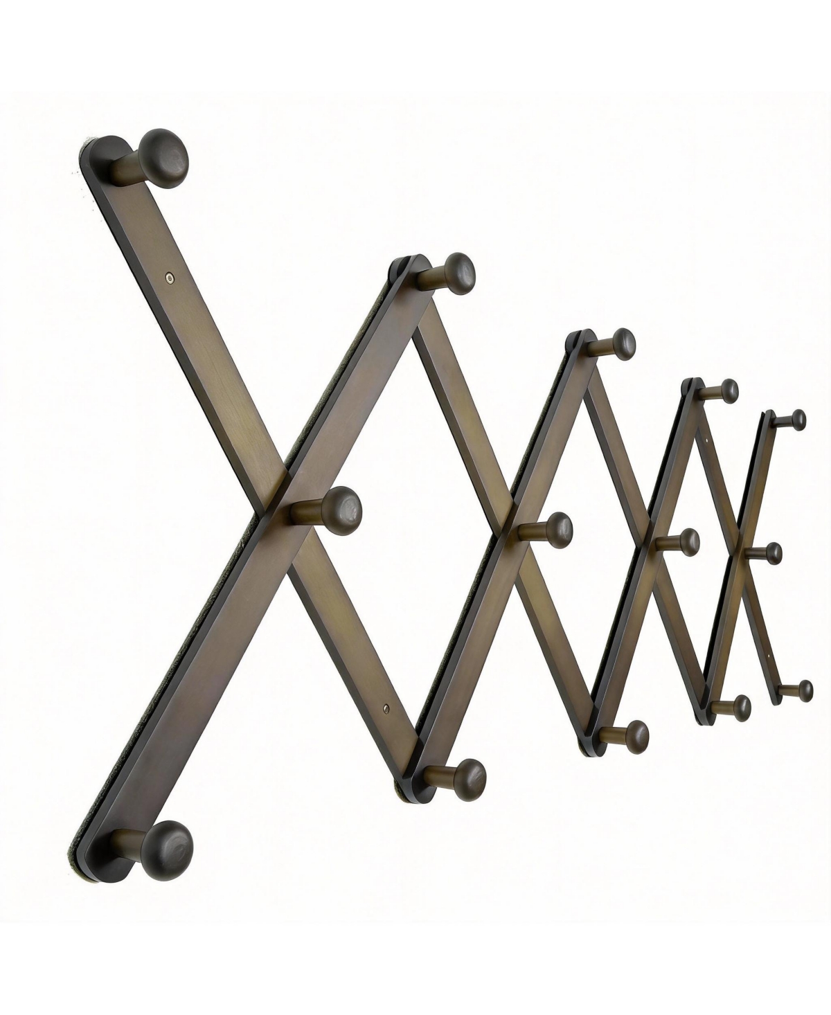 Click here for Yigii Wooden Expandable Wall Rack 14 Hooks 24"... prices