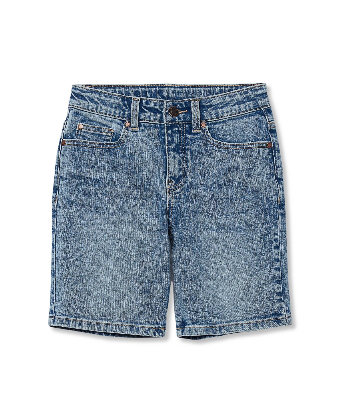 Click here for Lands End Little Boys Denim Shorts - Medium indigo prices