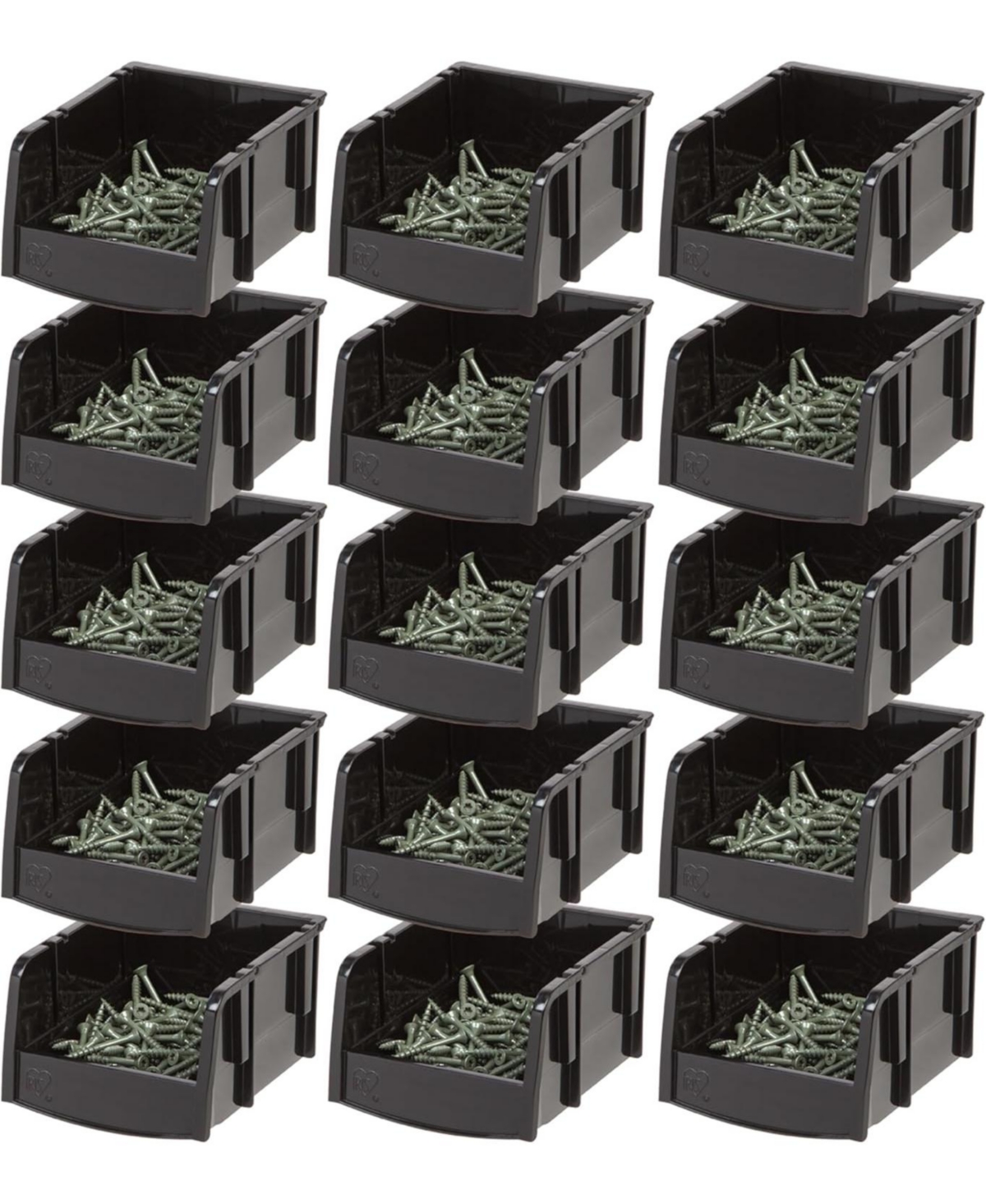 Click here for Iris Usa Stackable Bins  Plastic Front Shelf Bin S... prices