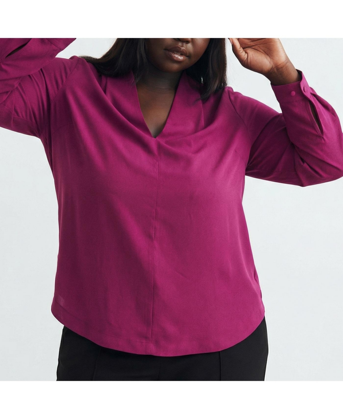 Click here for Universal Standard Plus Size Better-Than-Silk Long... prices