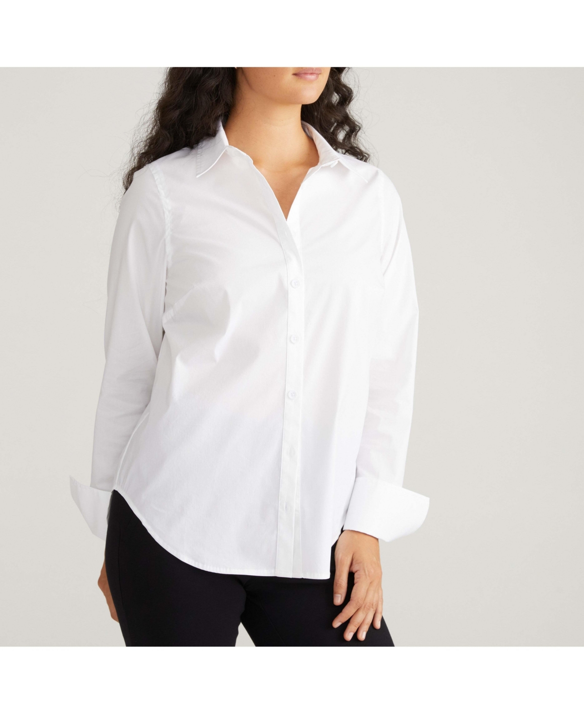 Click here for Universal Standard Plus Size Womens Madison Shirt... prices