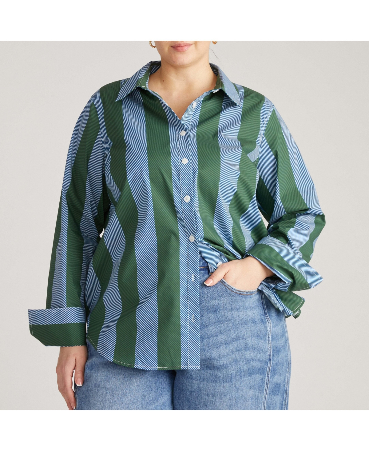 Click here for Universal Standard Plus Size Womens Madison Shirt... prices