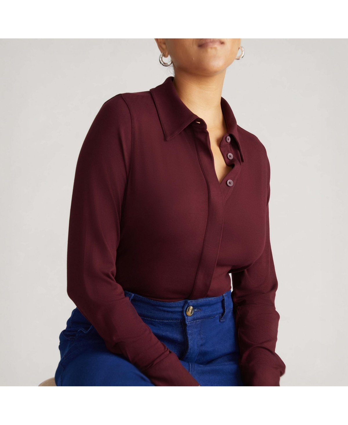 Click here for Universal Standard Womens Plus Size Elbe Liquid Je... prices