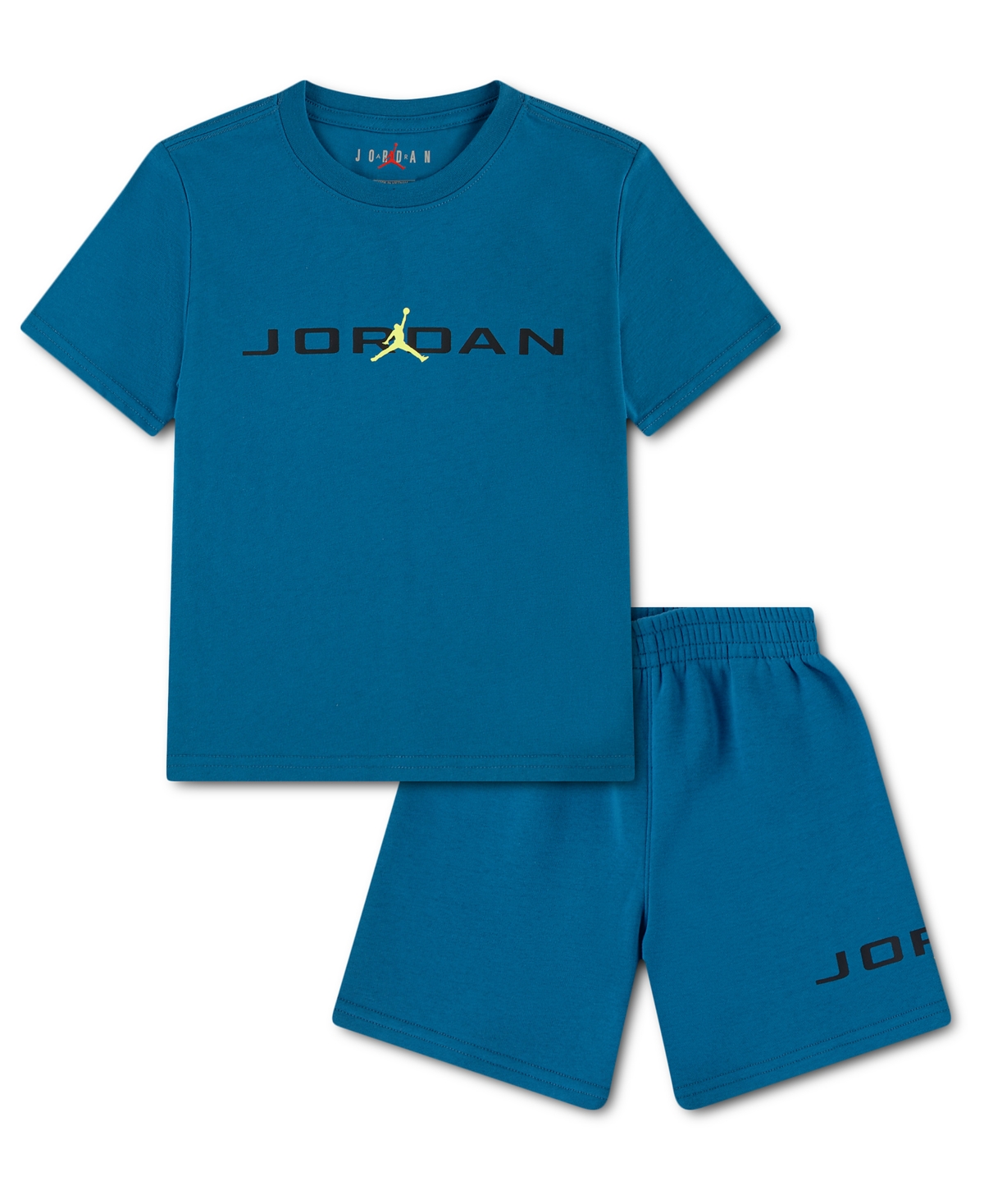Click here for Jordan Boys 4-7X Stretch T-Shirt & Shorts  2-Piece... prices