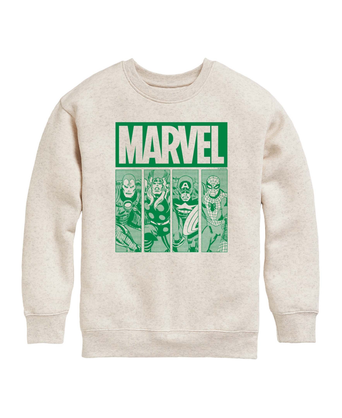 Click here for Hybrid Boys 8-20 Marvel Grid Crewneck Sweatshirt -... prices