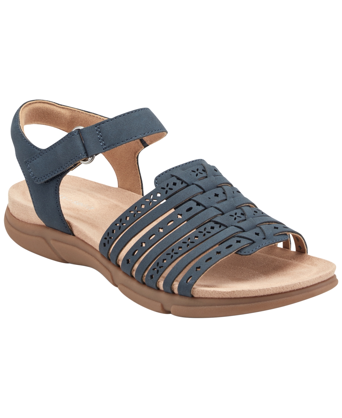 Click here for Easy Spirit Womens Mandie Strappy Flat Sandals - N... prices