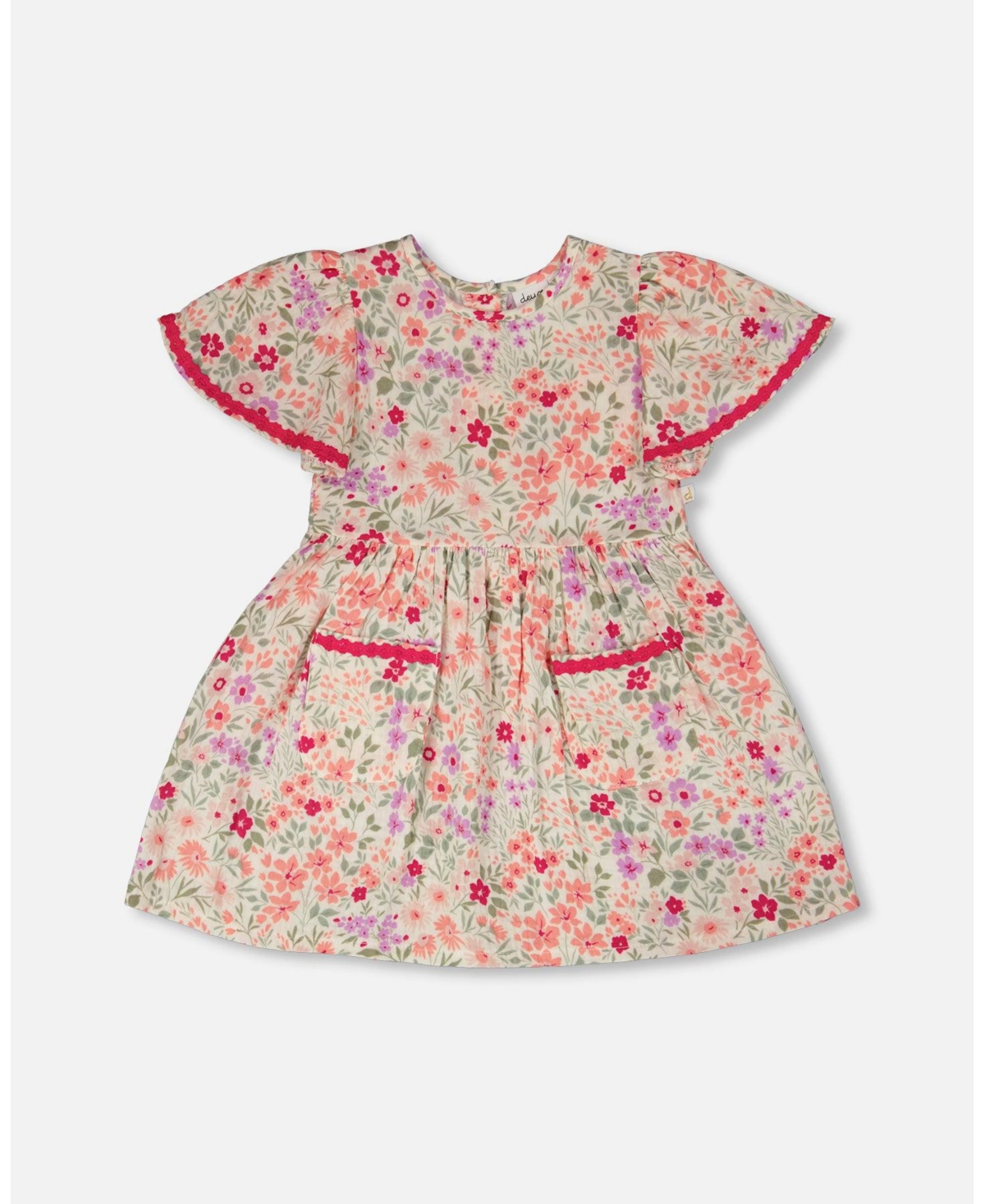 Click here for Deux par Deux Baby Girls Muslin Dress with Printed... prices