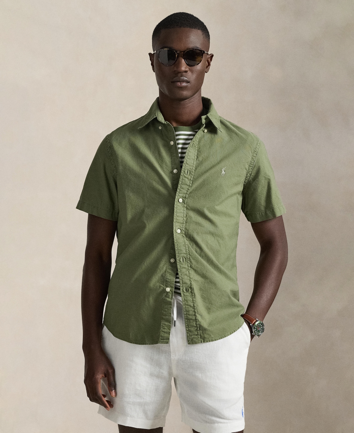 Click here for Polo Ralph Lauren Mens Garment-Dyed Oxford Shirt -... prices