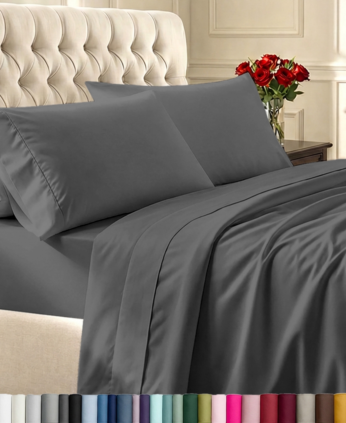 Click here for 6 Piece Sheet Set with 4 Pillowcases - 400 Thread... prices