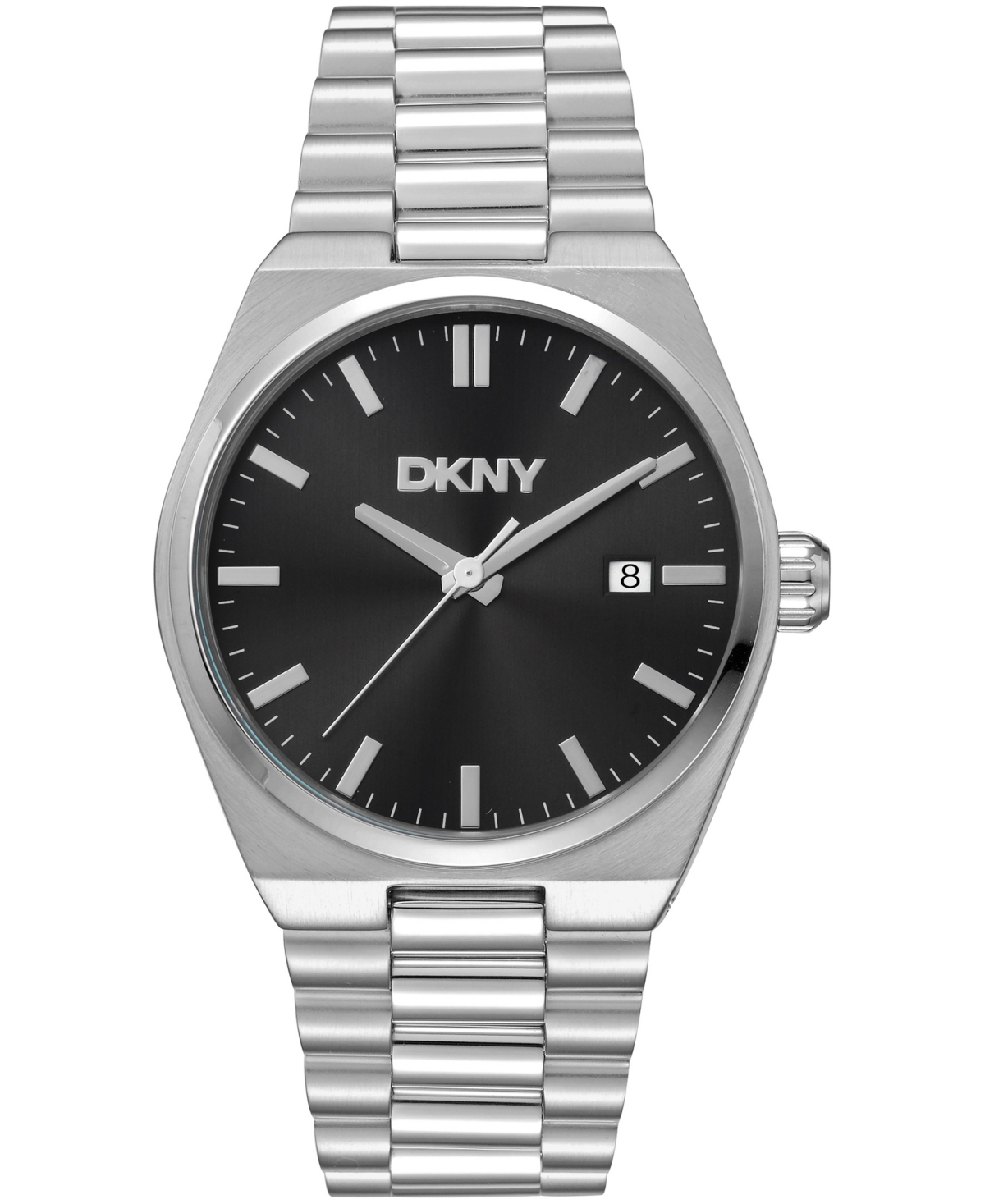Click here for Dkny Mens Date Black Dial Stainless Steel Bracelet... prices
