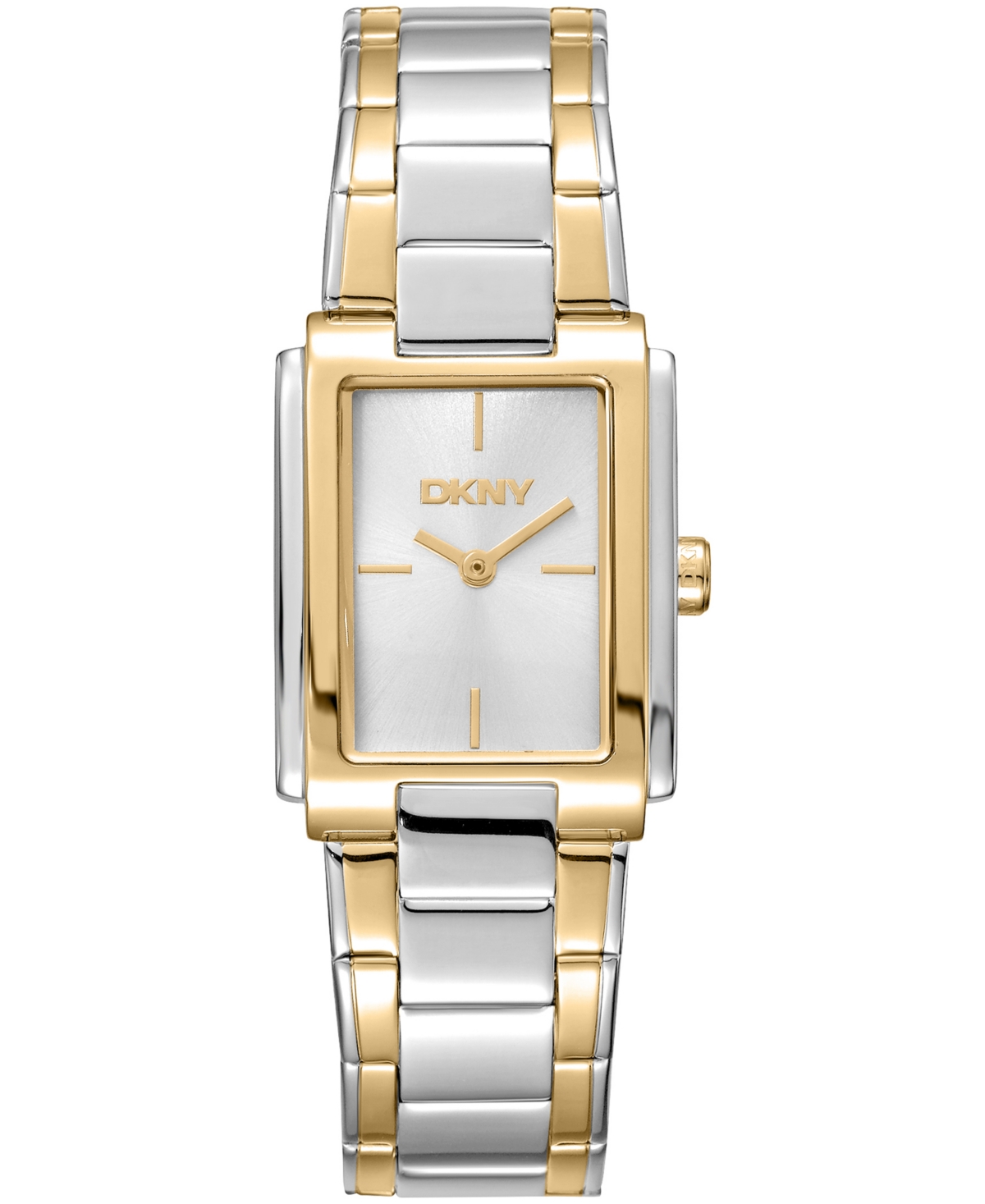 Click here for Dkny Womens Silver Dial Two-Tone Gold Stainless St... prices