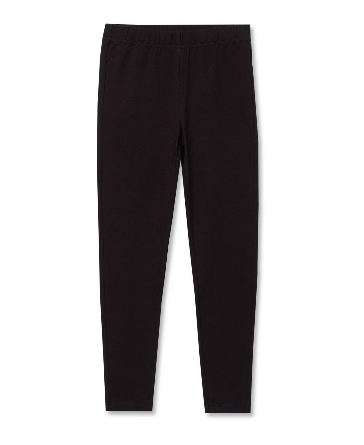Click here for Lands End Girls Tough Cotton Legging - Black prices