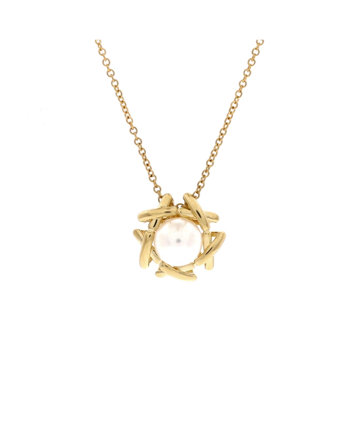 Click here for Pre-Owned Tiffany & Co Kiss Around Pendant Necklac... prices