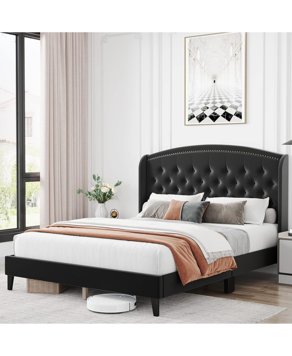 Click here for gaomon Bed Frame  Platform Bed Frame with Upholste... prices