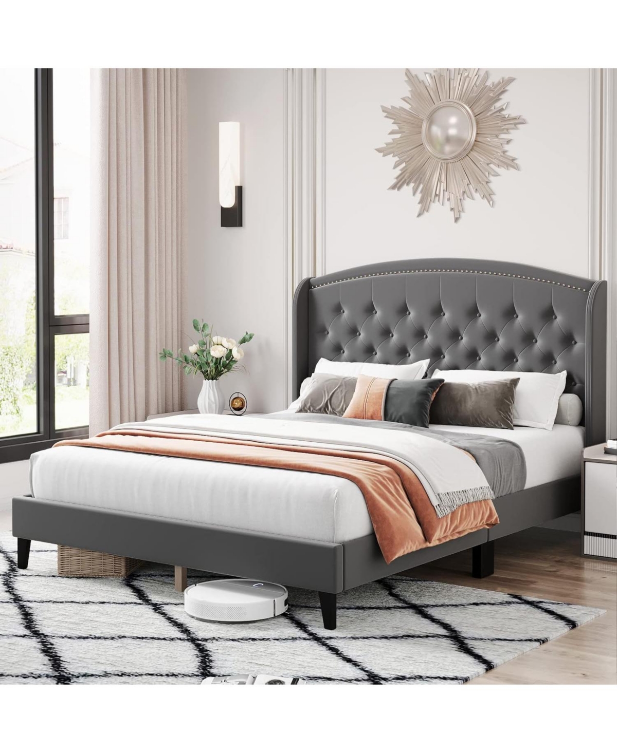 Click here for gaomon Bed Frame  Platform Bed Frame with Upholste... prices