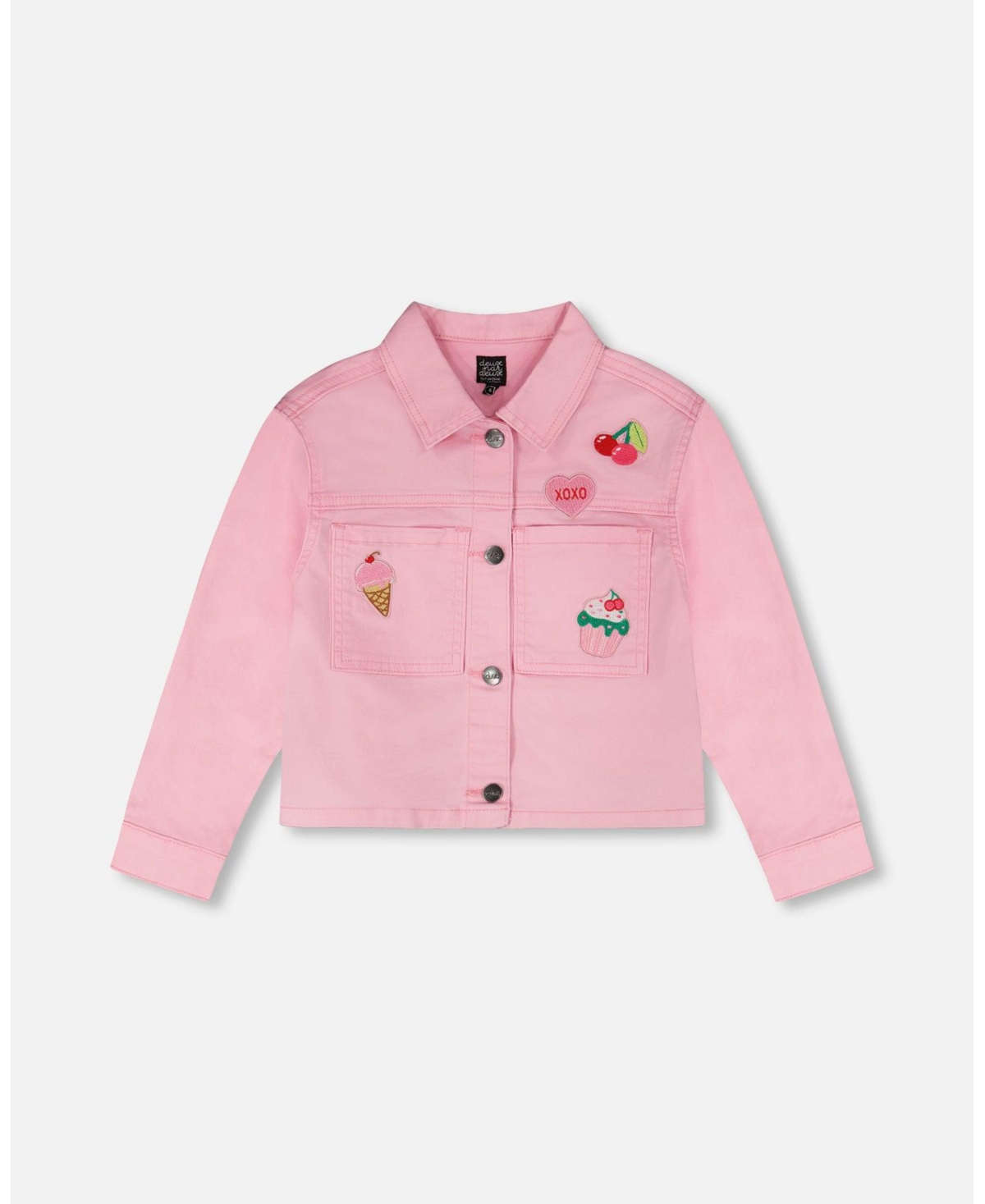 Click here for Deux par Deux Girls Denim Jacket with Embroidered... prices