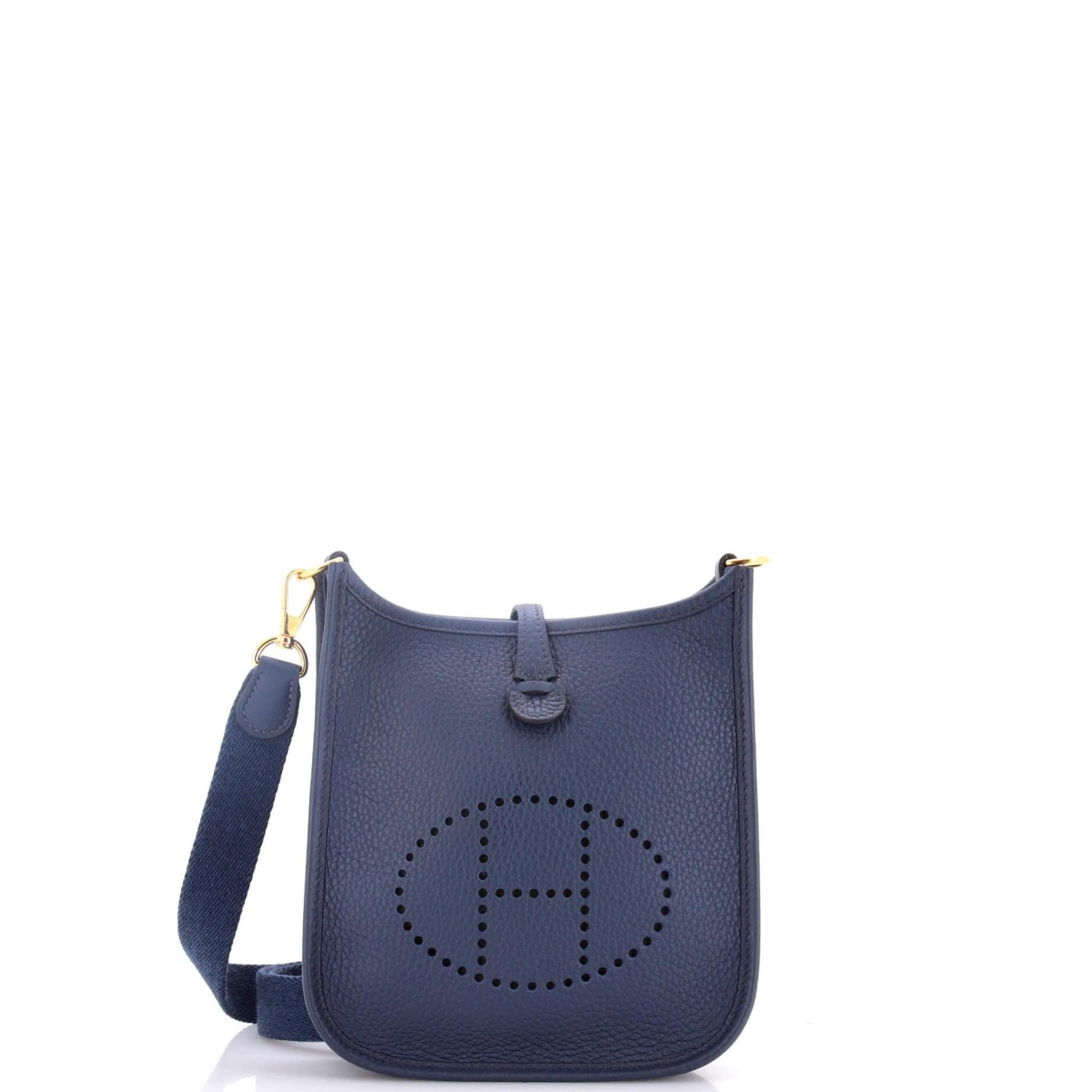 Click here for Pre-Owned HERMES Tpm Evelyne Bag Gen Iii Clemence... prices