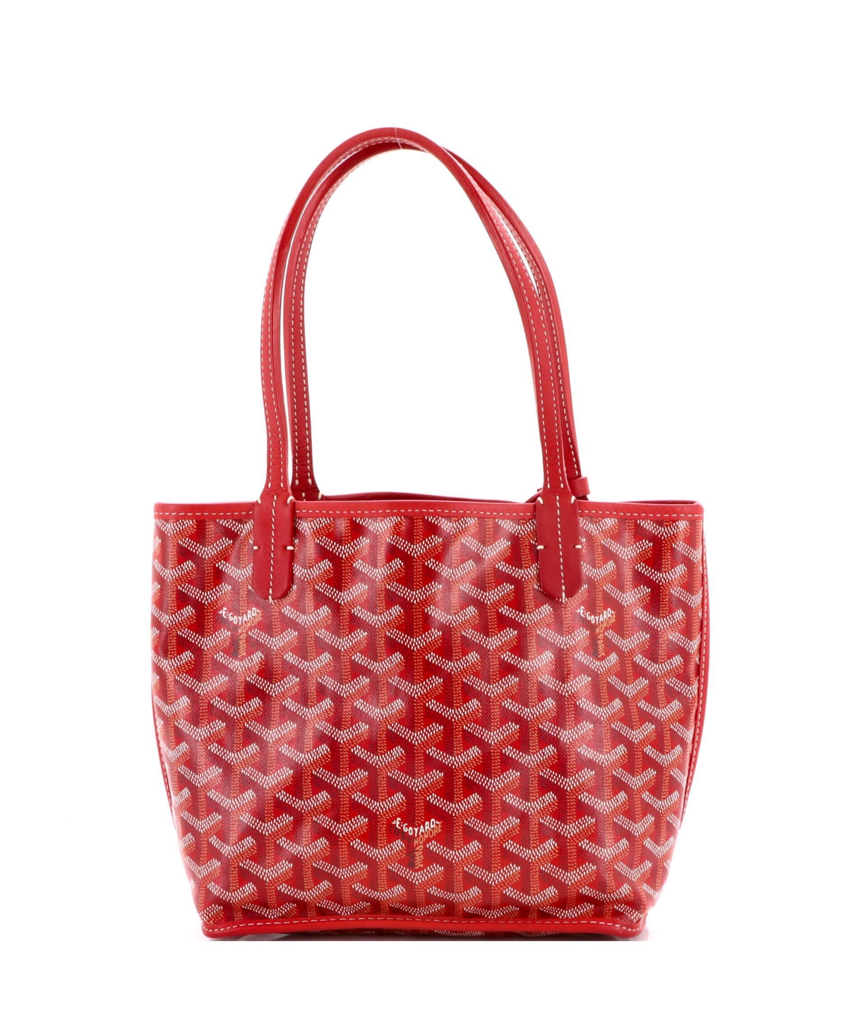 Click here for Pre-Owned Goyard Mini Anjou Reversible Tote Coated... prices
