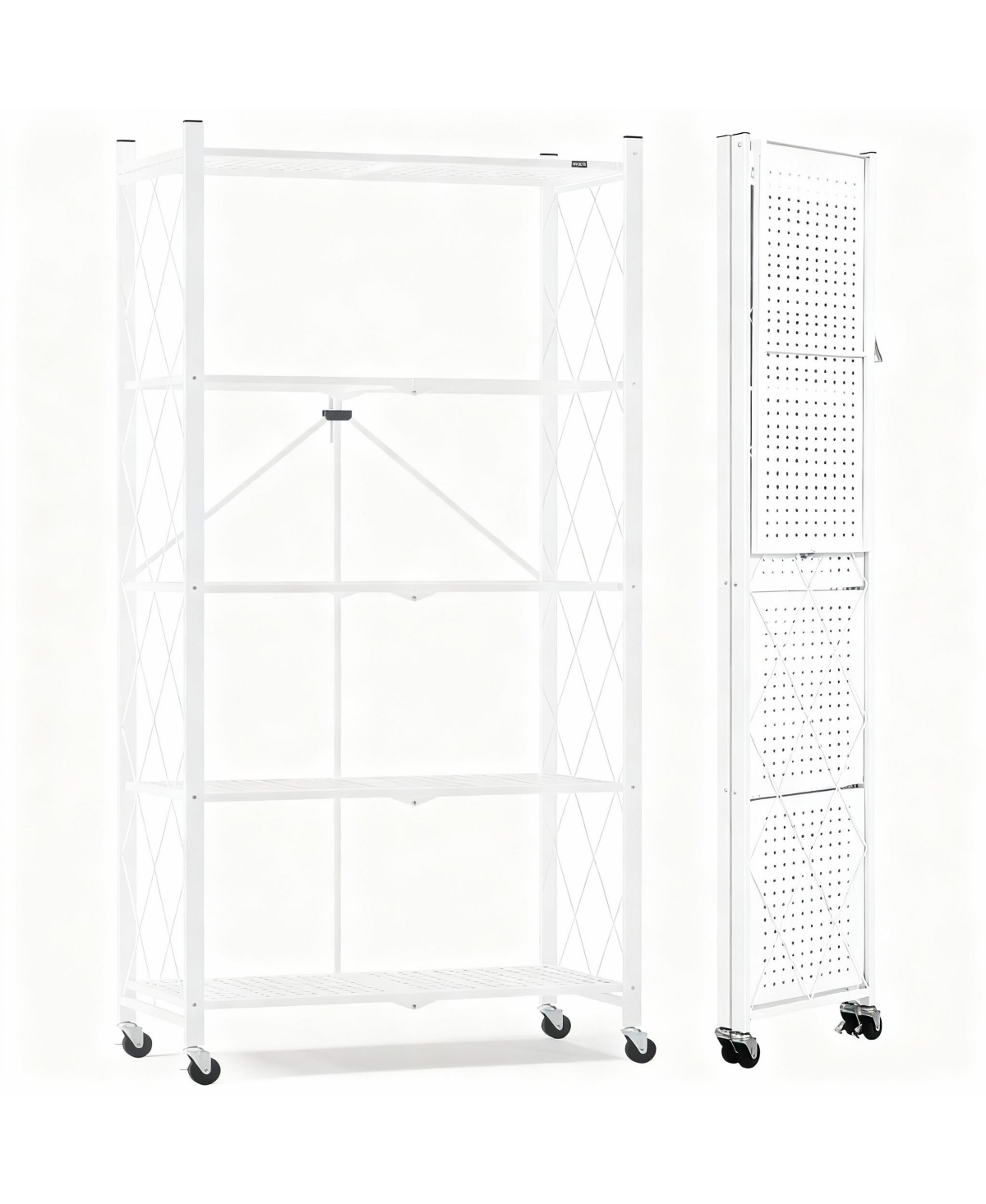 Click here for Yigii 5-Tier Folding Metal Shelf  No Tools  2 Mode... prices