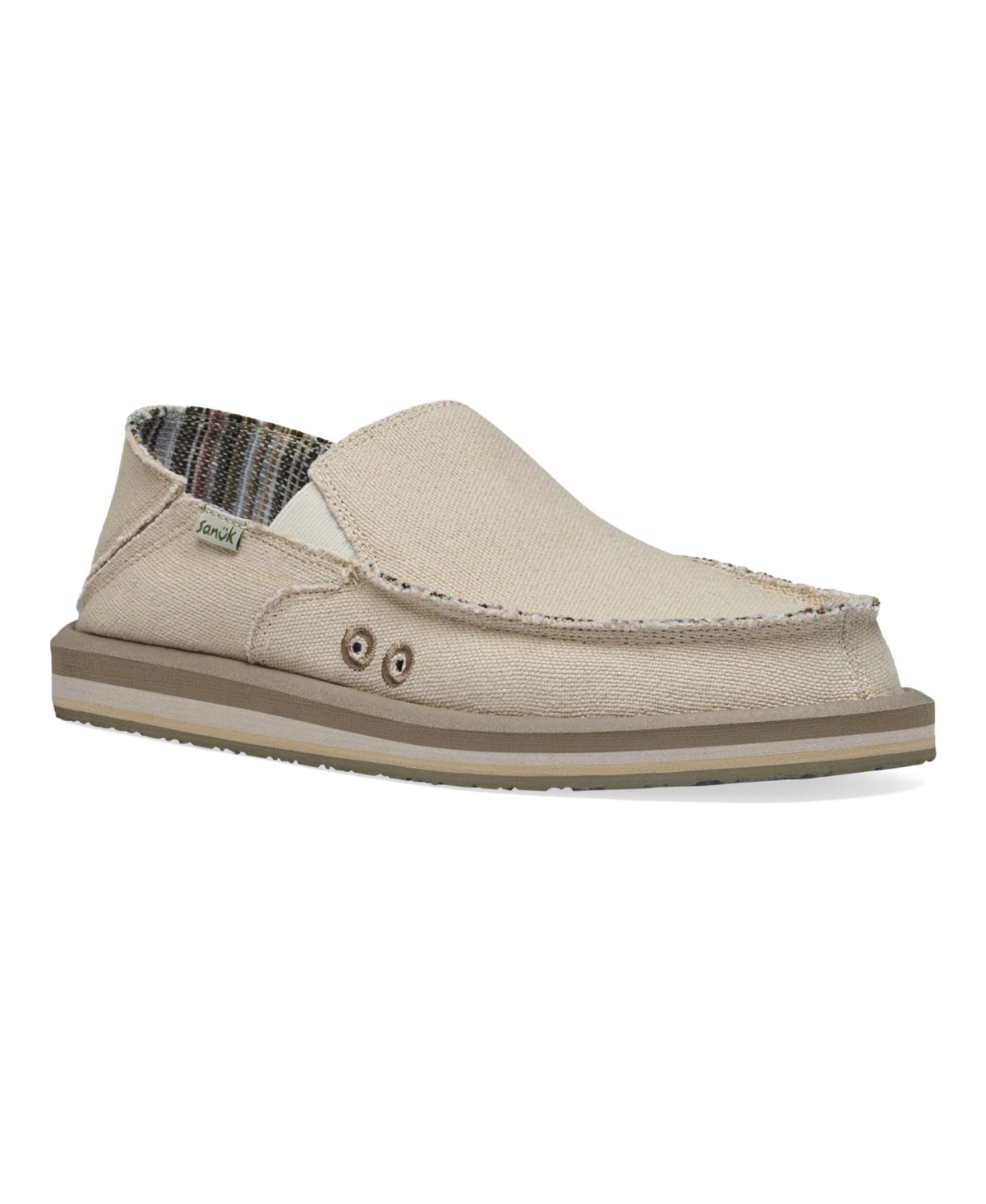 Click here for Sanuk Mens Donny Hemp Loafers - Natural prices