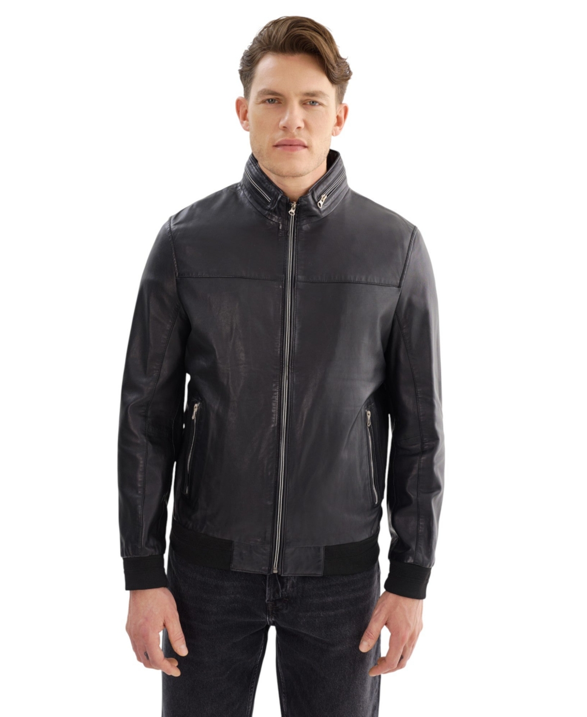 Click here for Regency Leathers Mens Andrea Leather Jacket - Blac... prices