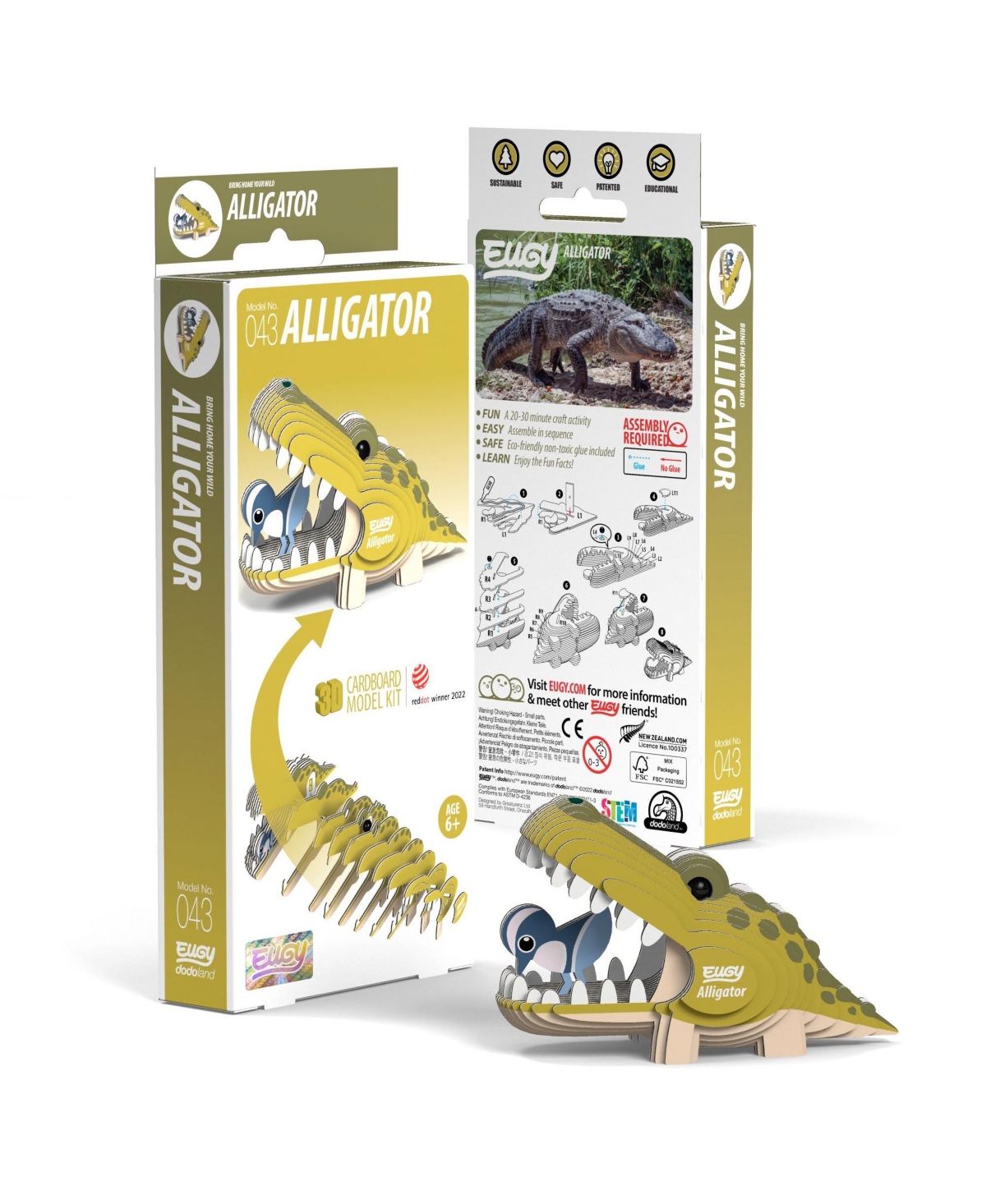 Click here for Eugy Alligator 3D Puzzle - Multi prices