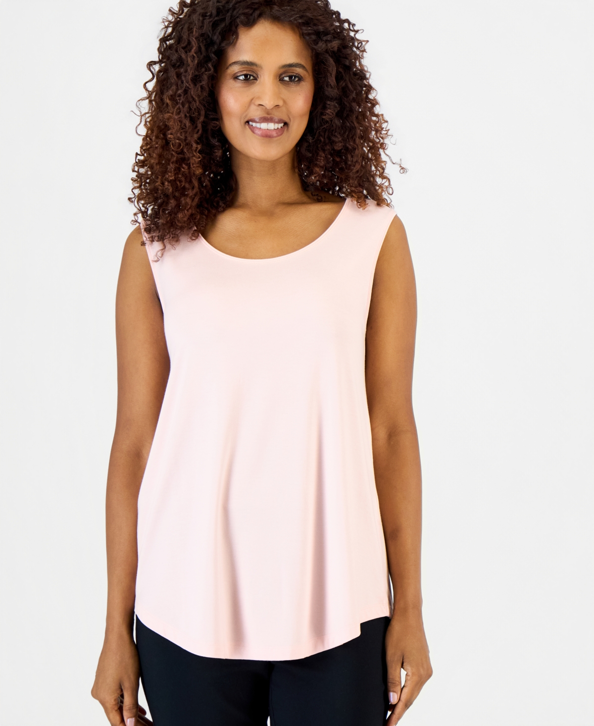 Click here for Jm Collection Womens Scoop-Neck Sleeveless Tank To... prices