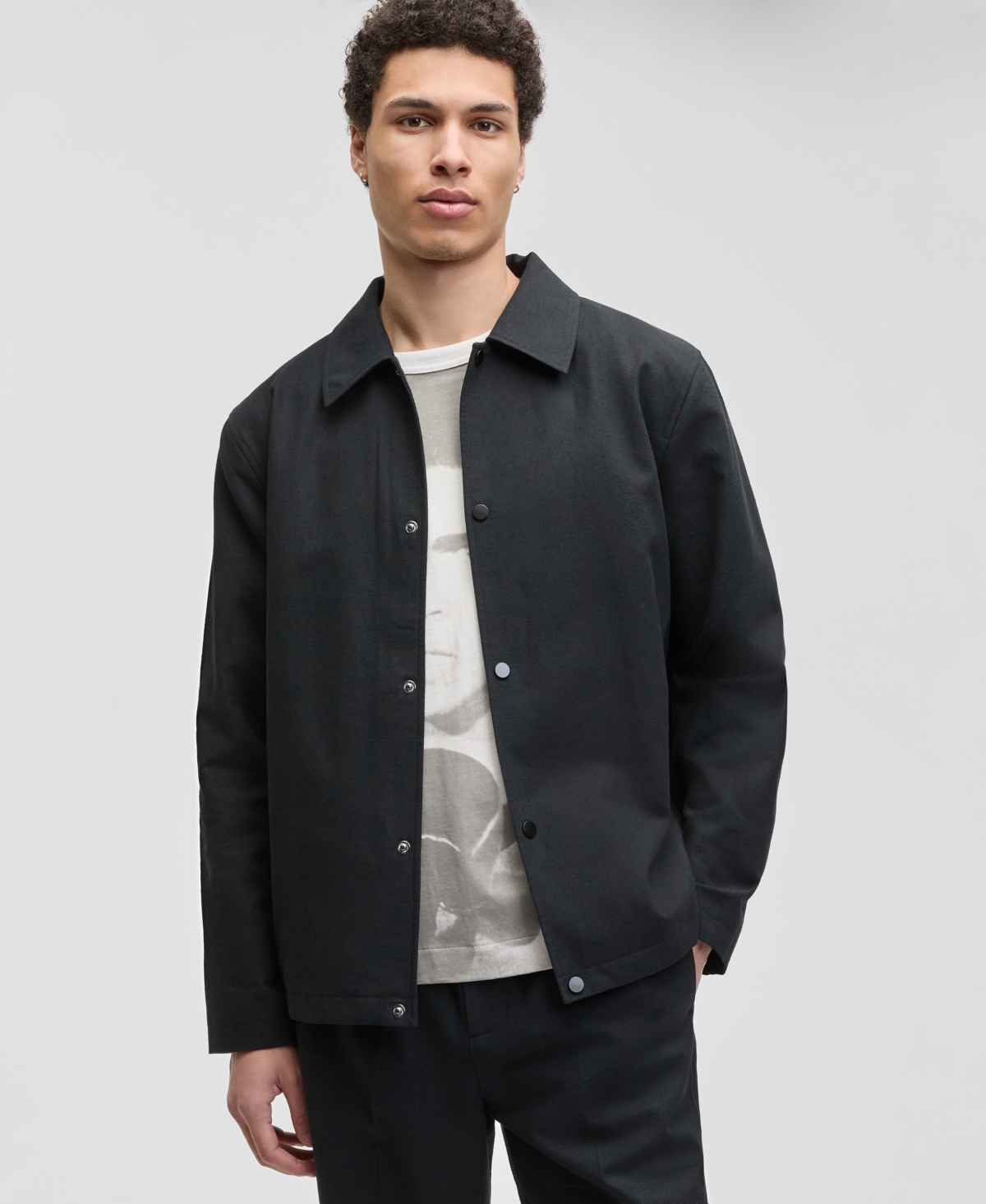 Click here for Mode of One Mens Relaxed-Fit Linen Jacket  Macys E... prices