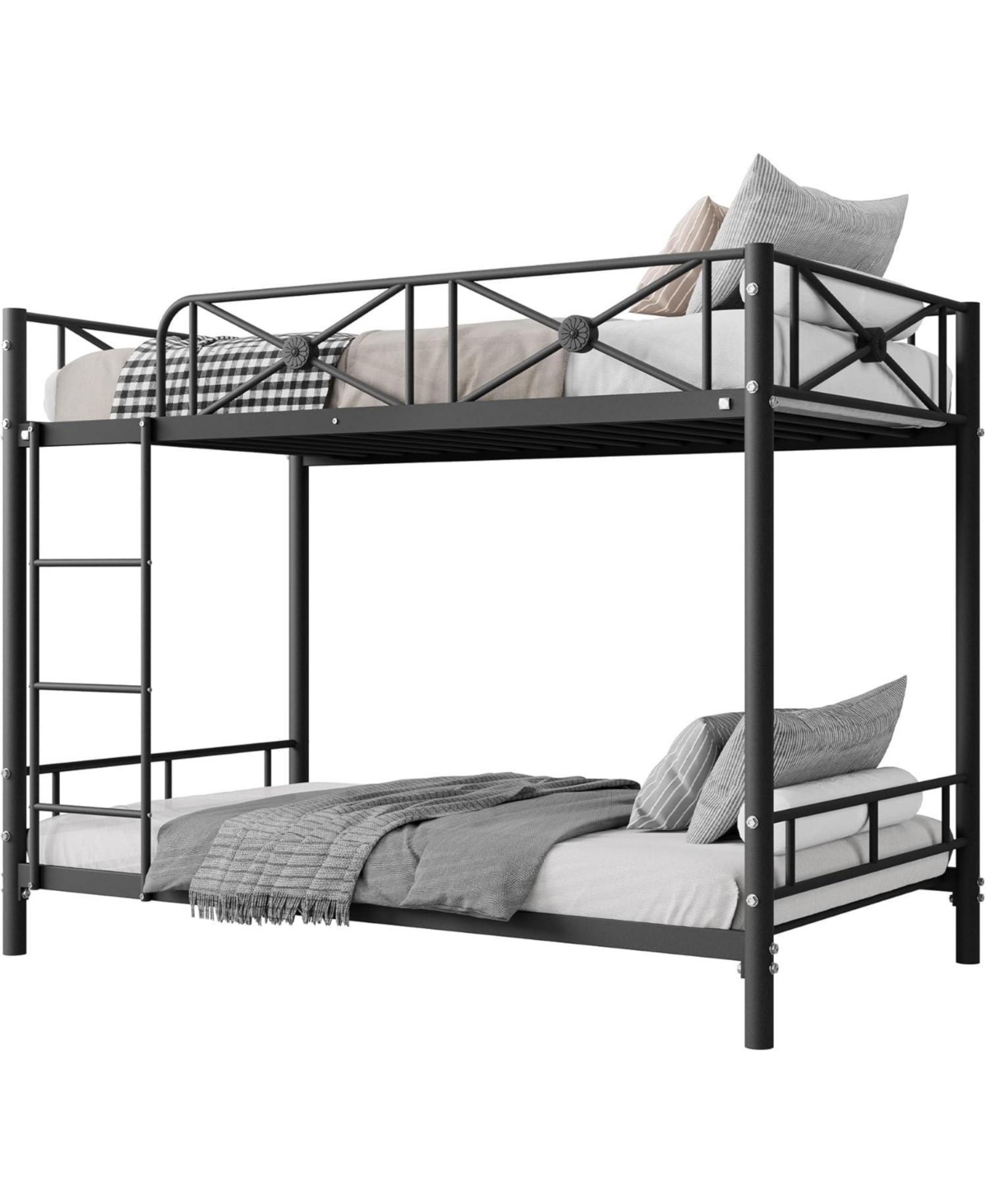 Click here for gaomon Metal Bunk Bed Twin Over Twin  Stable Heavy... prices