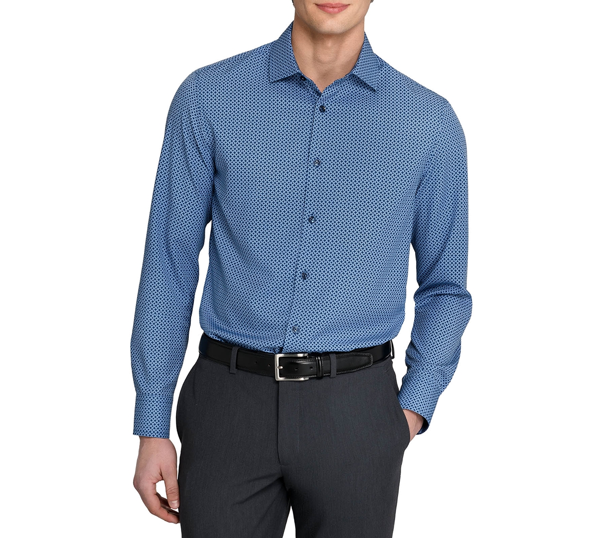 Click here for ConStruct Mens Performance Stretch Tile Print Dres... prices