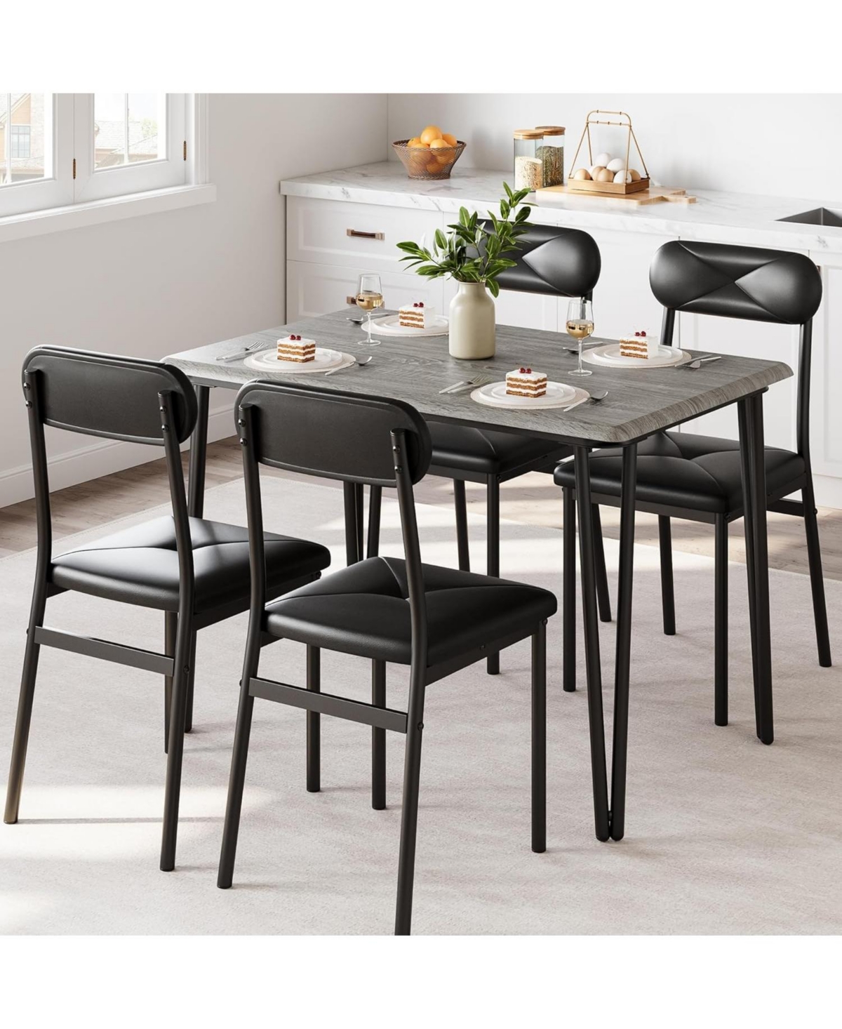 Click here for gaomon Dining Table Set for 4 Kitchen Table and Ch... prices