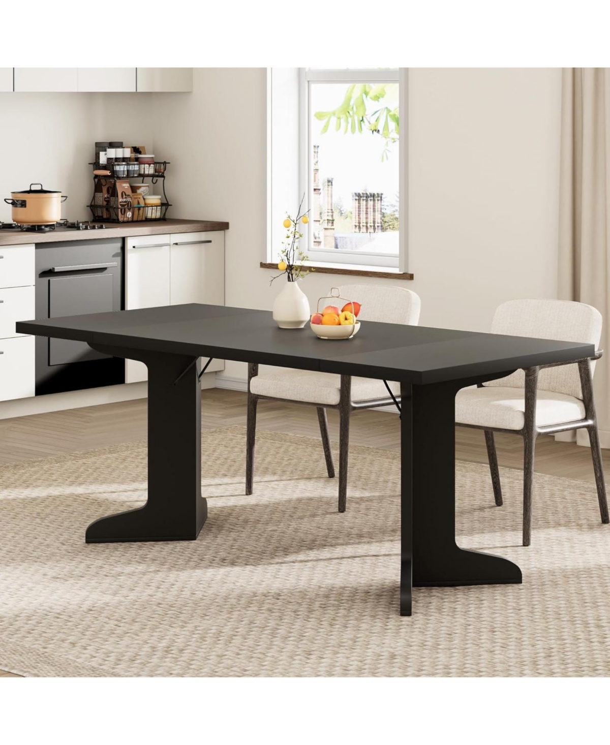 Click here for gaomon 71 Inch Dining Table for 6-8 People Modern... prices